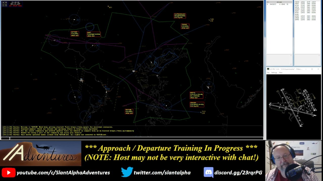 [ VATSIM ATC TRAINING ] our seventh Sweatbox lesson learning Approach ...