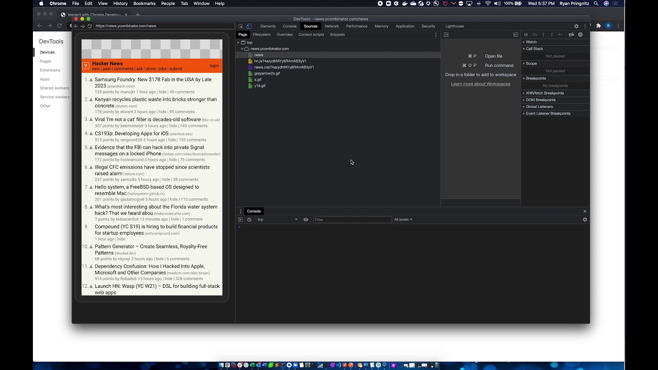 Remote Debugging With Chrome Devtools Quick Demo Youtube
