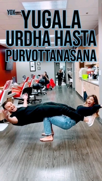 Office Yoga Bliss: Couples' Journey with Yugala Urdha Hasta Purvottanasana #yoga #couple #shorts ...
