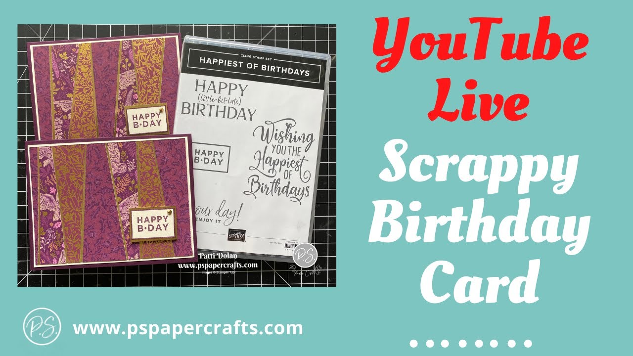 How to use your scraps to make a Scrappy Card! - YouTube