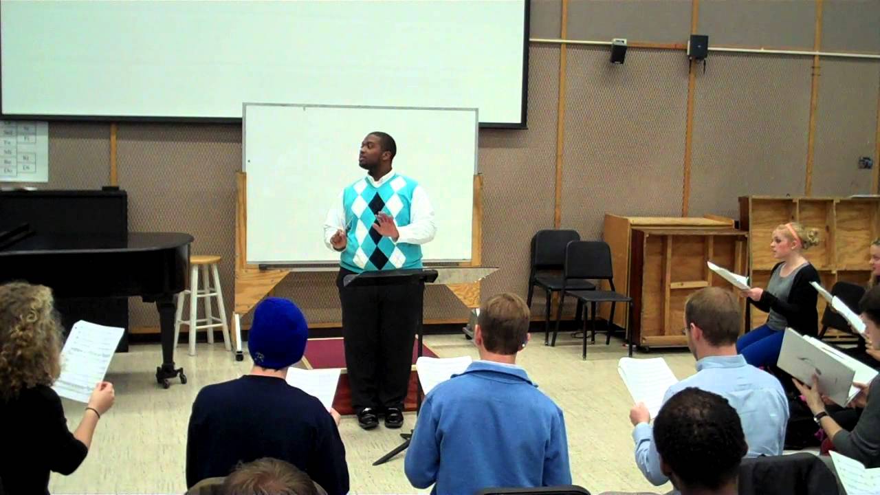 ACDA Student Conducting Competition 2013- Undergraduate - YouTube