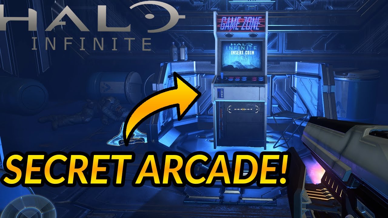 Secret Arcade Machine in Halo Infinite! | Easter Egg/Funny/Secret ...