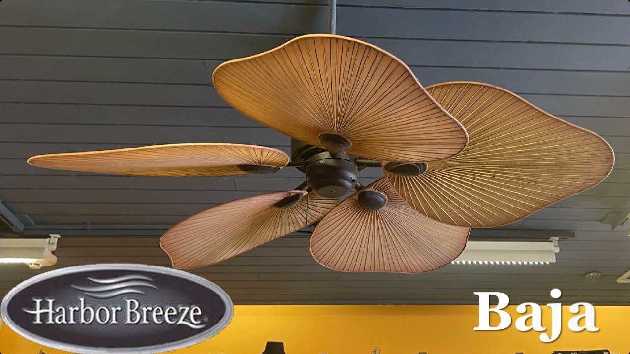52" Harbor Breeze Baja Ceiling Fans - YouTube