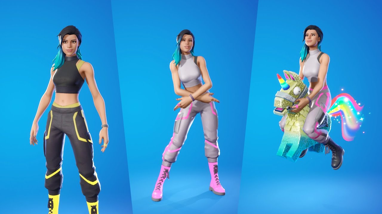 Melody Maverick Skin Showcase with Popular Emotes & Dances - Fortnite ...