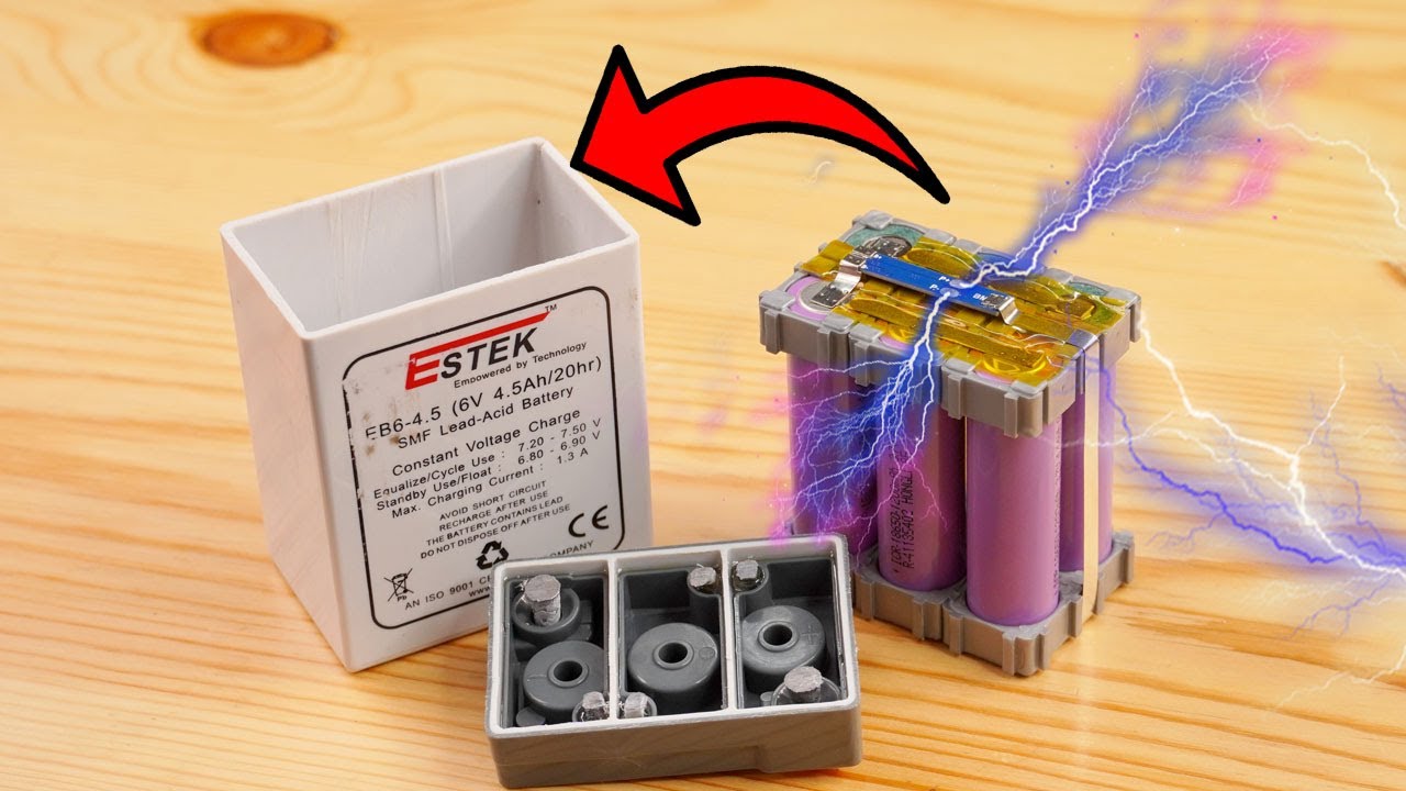 BUILD A LITHIUM PACK OUT OF OLD BATTERY | DIY VIDEO - YouTube
