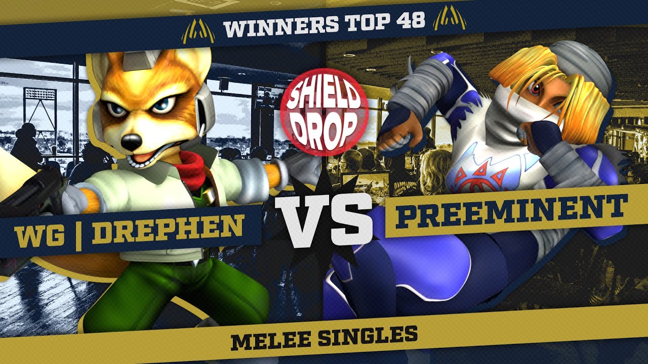 WG | Drephen (Fox) vs Preeminent (Sheik) - Melee Singles Winners Top 48 ...