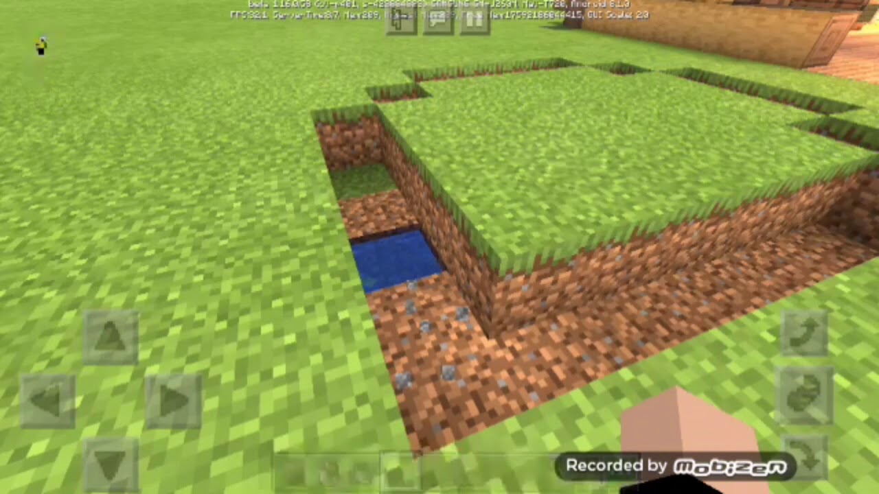 Minecraft no criativo. Construindo uma "lagoa" - YouTube