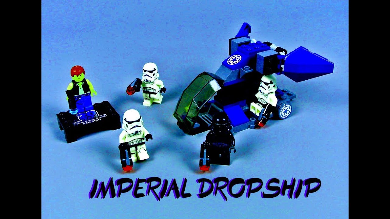 LEGO Imperial Drop ship Review 20th Anniversary - YouTube