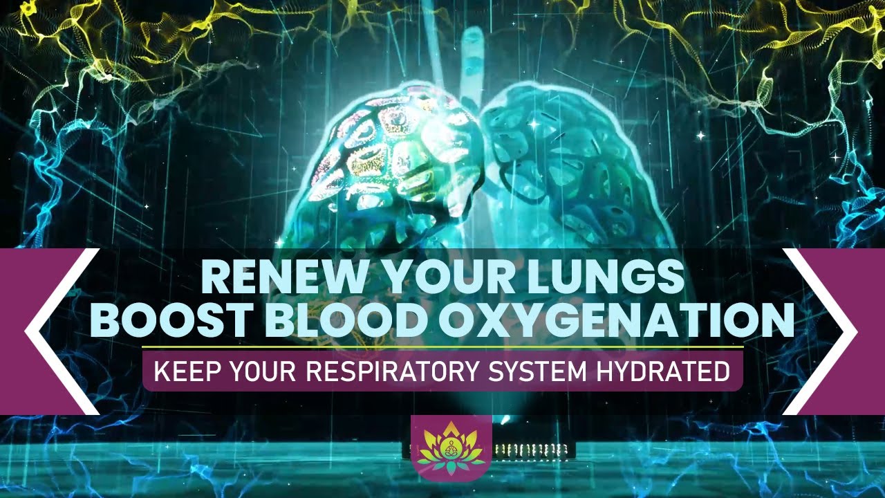 Renew Your Lungs Boost Blood Oxygenation | keep Your Respiratory System ...