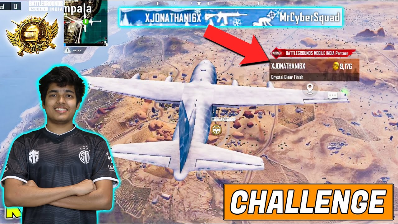 🥵 OMG! REAL JONATHAN GAMING CAME IN MY MATCH IN BATTLEGROUNDS MOBILE ...