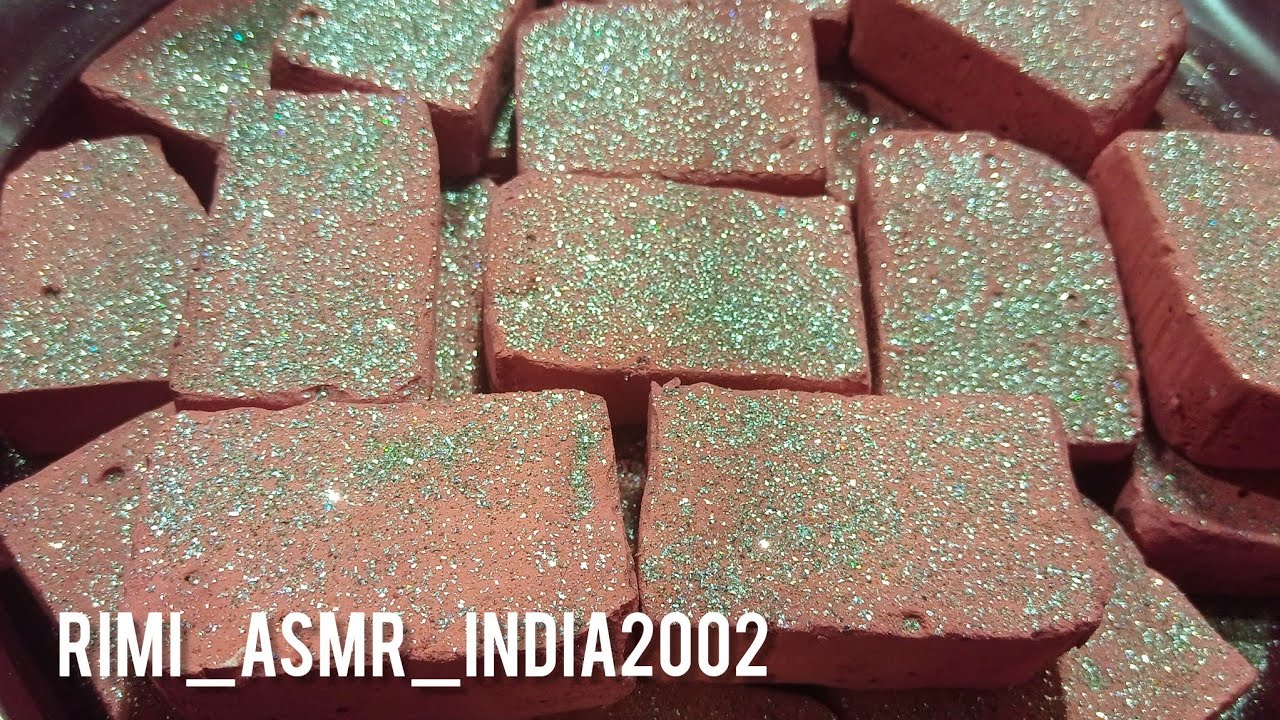 reformed bars crush with glitter ASMR Soft and dusty powdery and ...