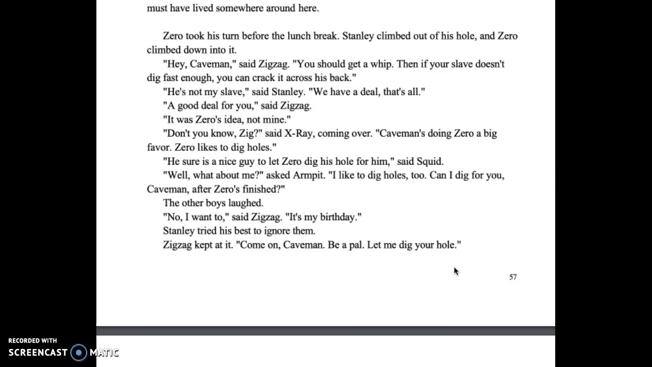 Holes Chapters 29 and 30 - YouTube