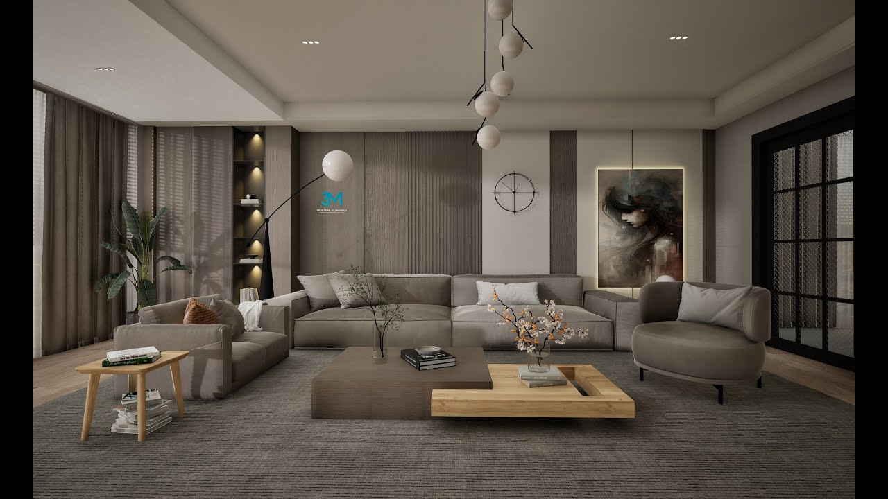 Interactive Interior Livingroom and Kitchen - YouTube