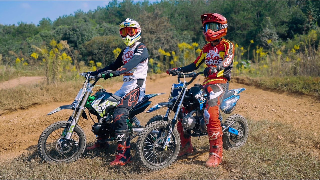 M2R KX110F vs KXF125 — Pit-Bike Face-Off on Track! - YouTube