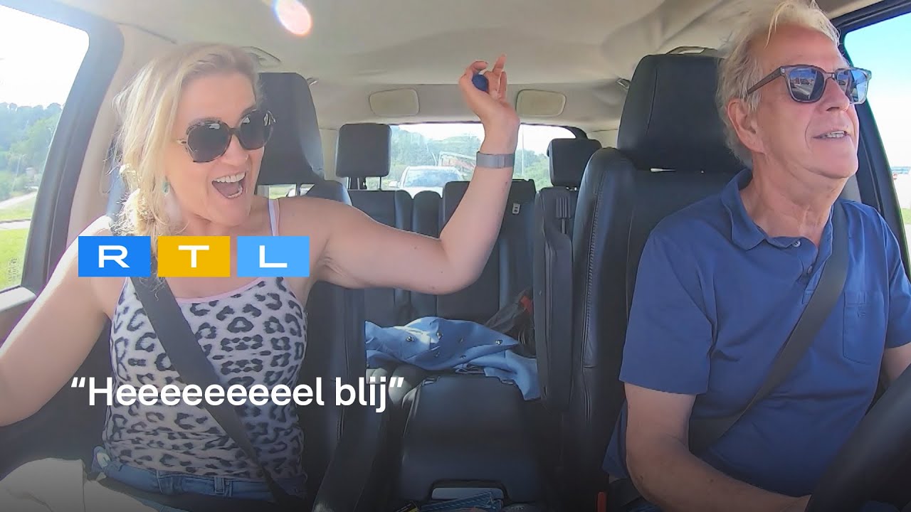 Albert en Joyce zijn als twee kleine kinderen zo blij nu ze weer samen ...