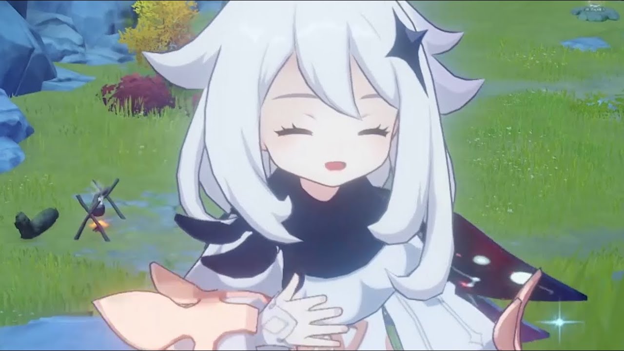 Paimon laughing - YouTube