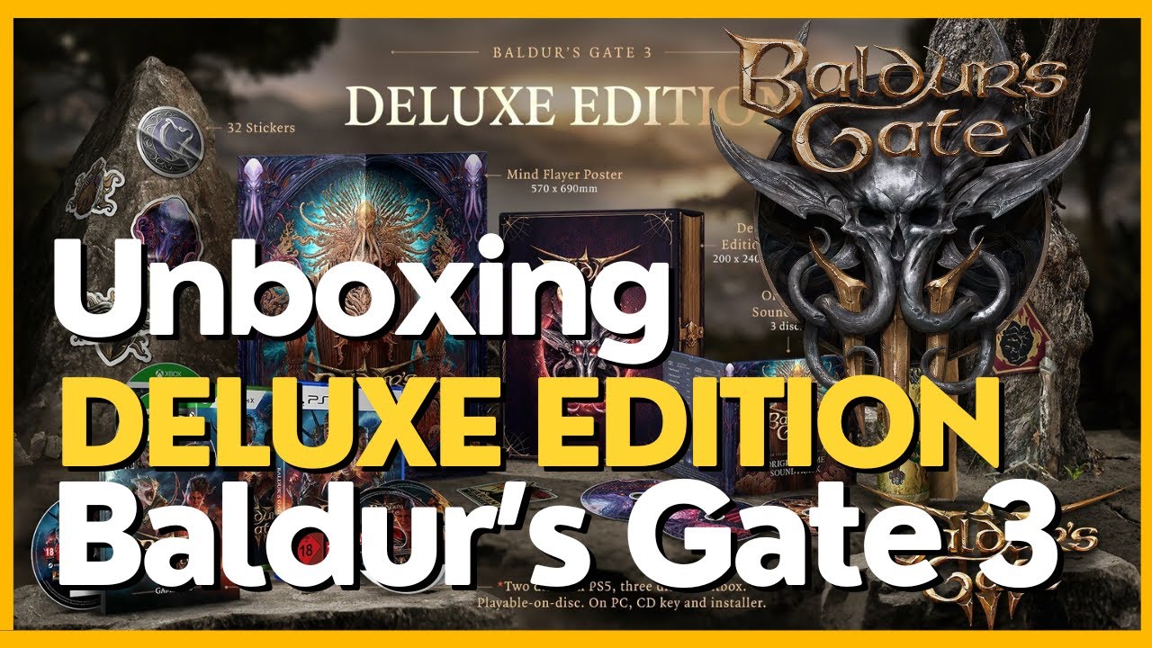 UNBOXING DELUXE EDITION BALDUR’S GATE 3 - YouTube