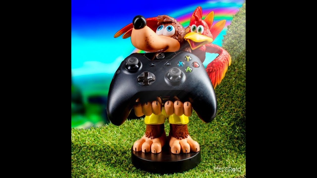 Banjo-Kazooie Gaming Controller Holder Stand Unboxing by Cable Guy ...