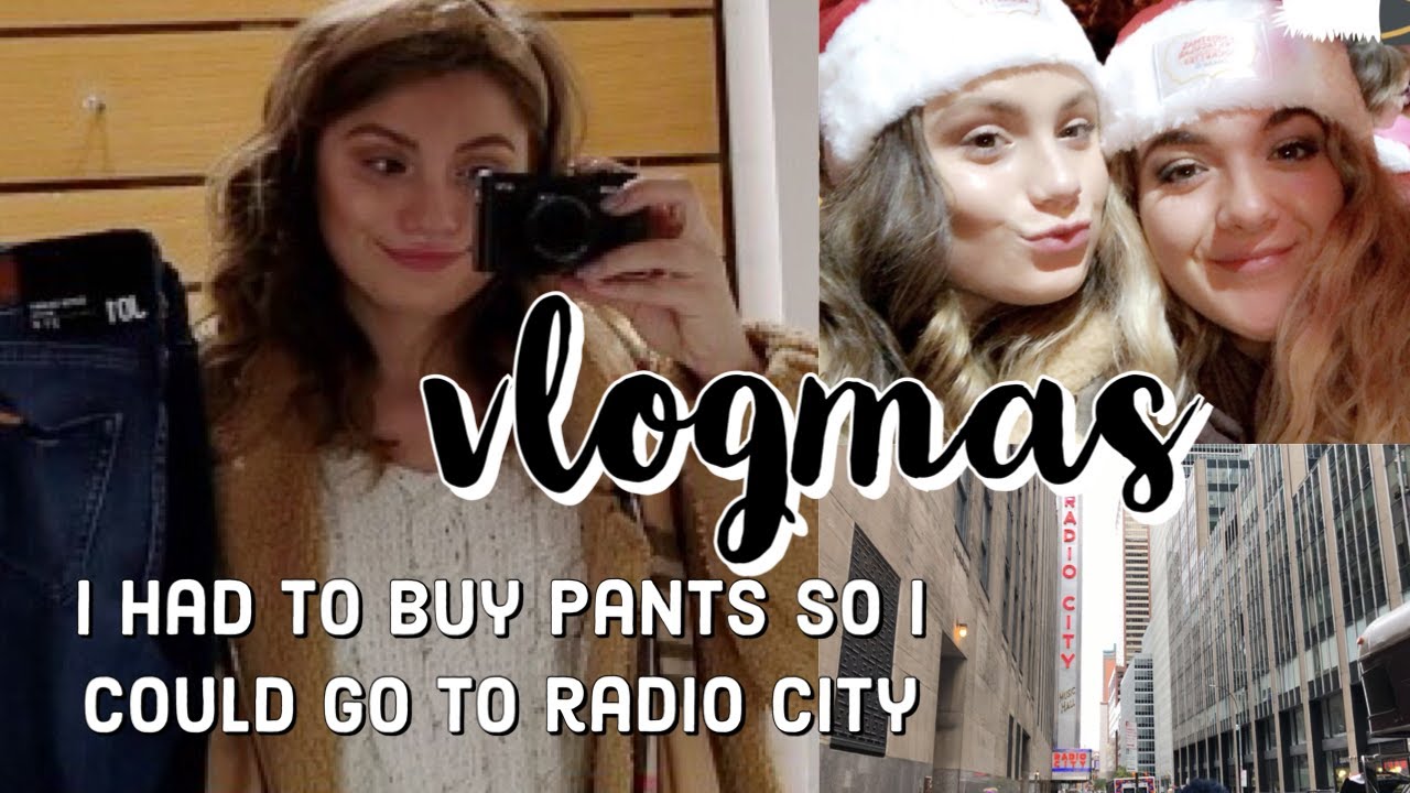 i went to nyc and forgot pants | vlogmas day 1 - YouTube