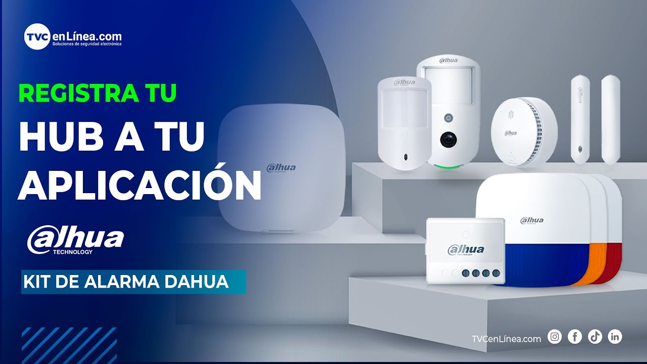Dahua | Configuración para registrar tu HUB Dahua en tu App - YouTube