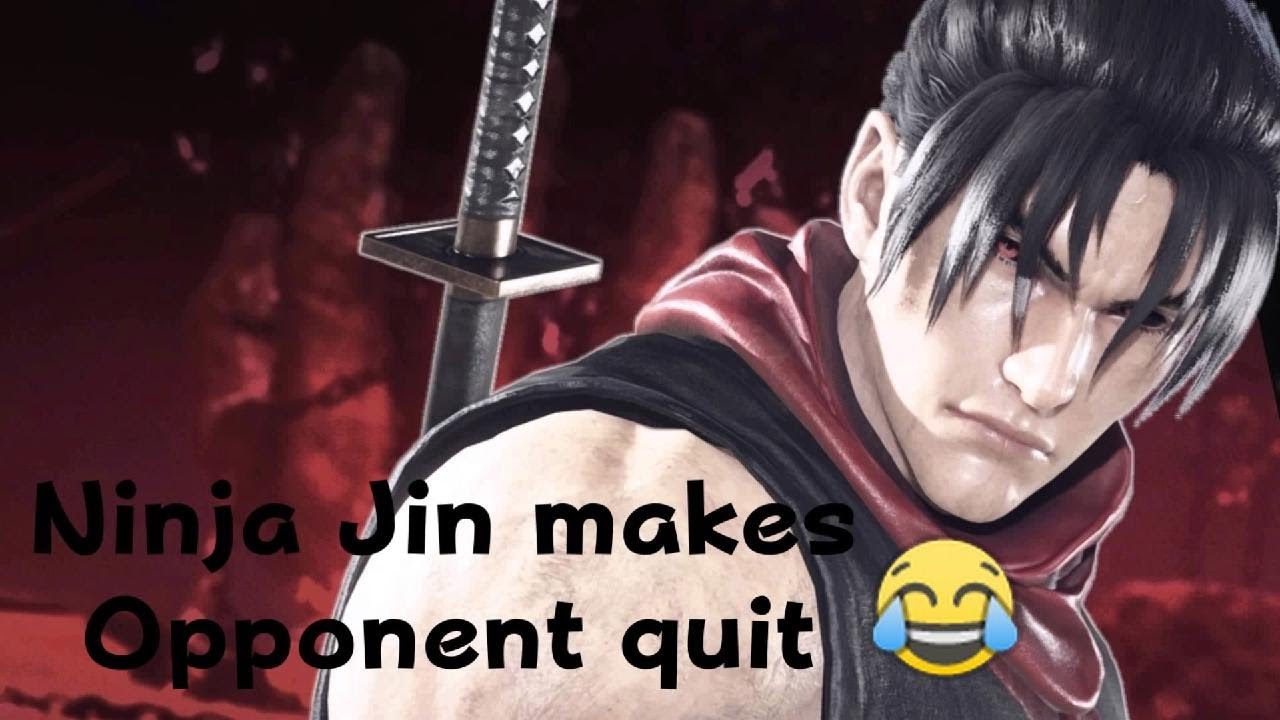 TEKKEN8 Ninja Jin makes opponent quit - YouTube