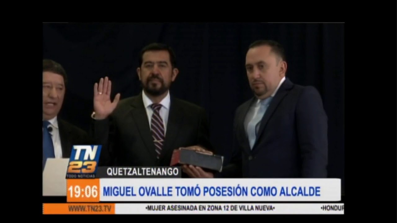 Miguel Ovalle tomó posesión como alcalde de Salcajá período 2020-2024 ...