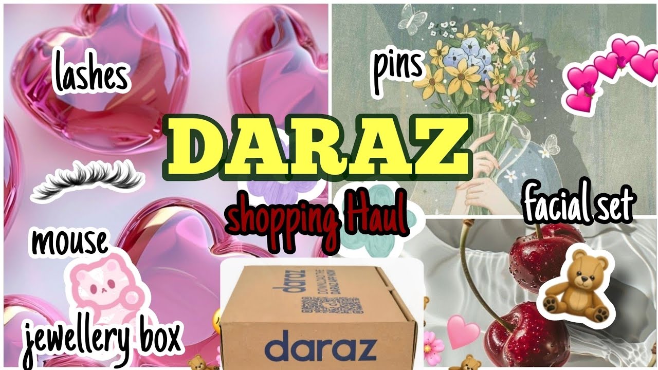 DARAZ shopping Haul 🛍 Any 3 store items ️ products kese receive huyee ...
