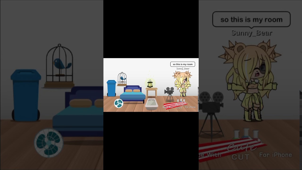 Cleaning my room and siblings / gacha life - YouTube