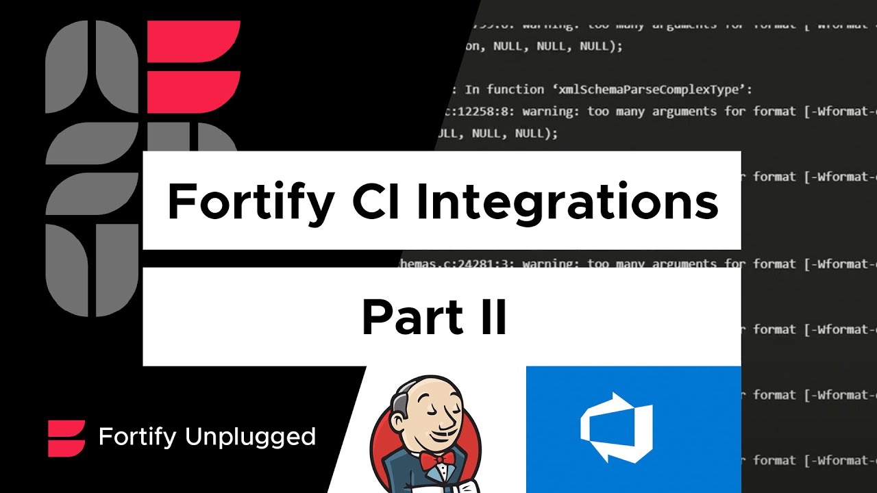 Fortify CI Integrations Part 2 (Jenkins, Azure DevOps) - YouTube