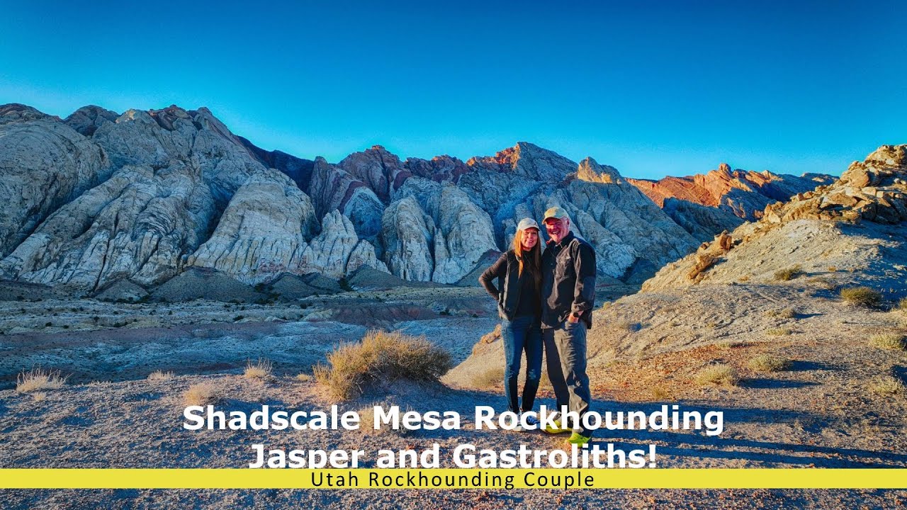 Shadscale Mesa Rockhounding: Jasper and Gastroliths! - YouTube