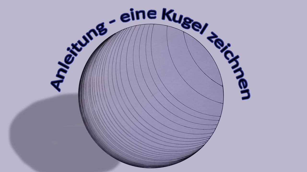 Anleitung: eine Kugel zeichnen (mit dem Zirkel, goldener Schnitt ...