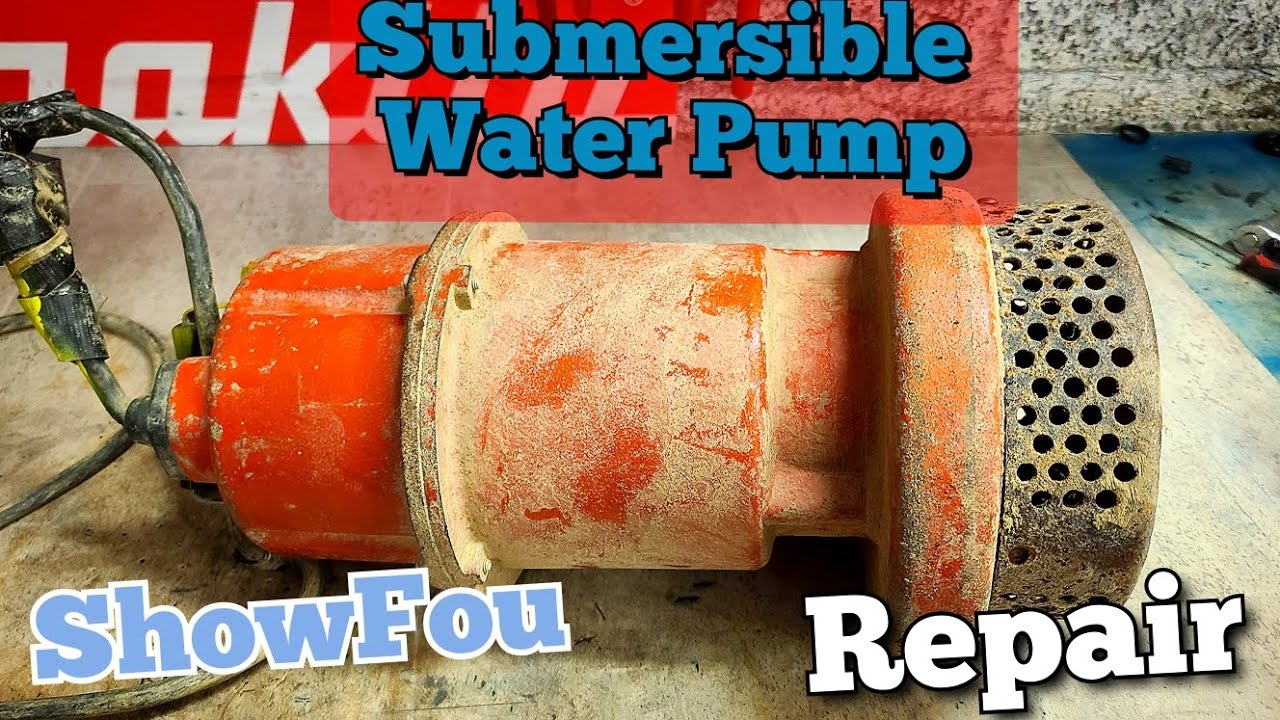 ShowFou Submersible water pump repair. How to replace a broken cable ...