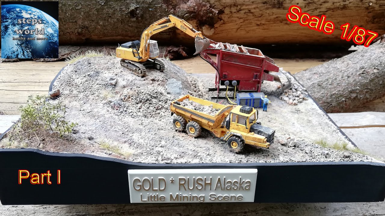 Diorama GOLD RUSH Alaska - Step by Step - Scale 1/87 - Part I - YouTube