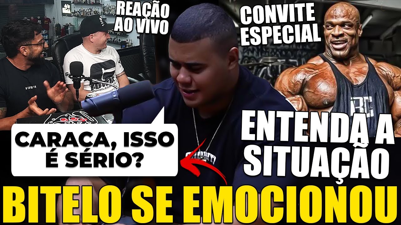 É OFICIAL! BITELO RECEBE CONVITE ABSURDO E SE EMOCIONA AO VIVO COM ...