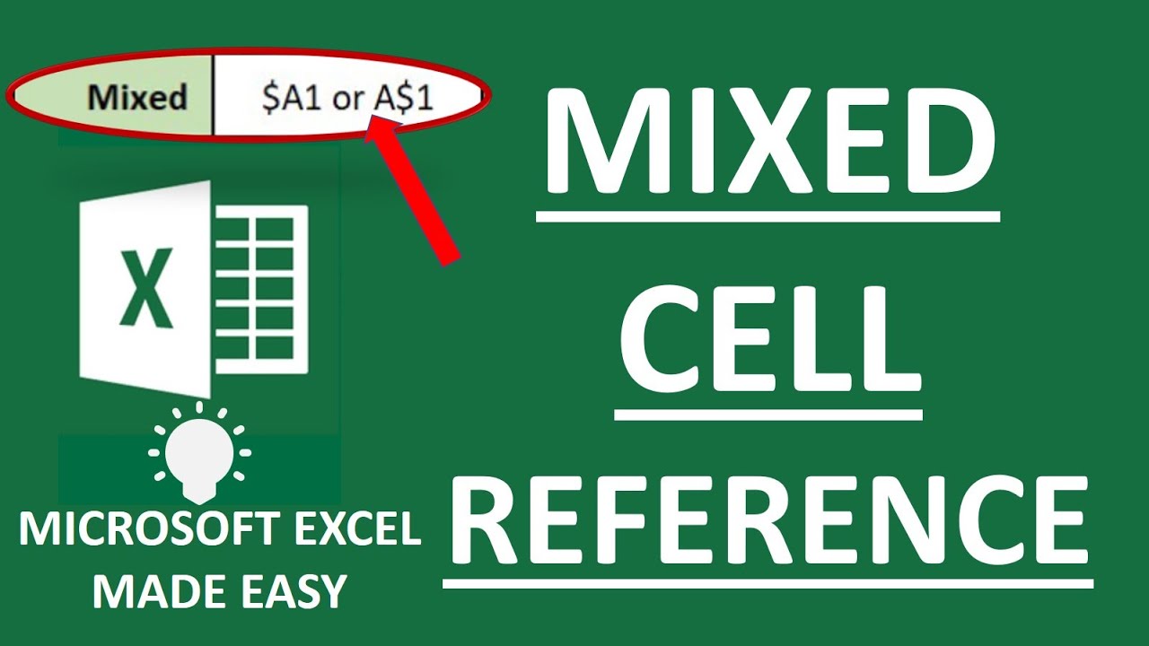 WHAT IS MIXED CELL REFERENCE BEST EXPLANATION WITH EXAMPLE YouTube what-is-mixed-cell-reference-best-explanation-with-example-youtube