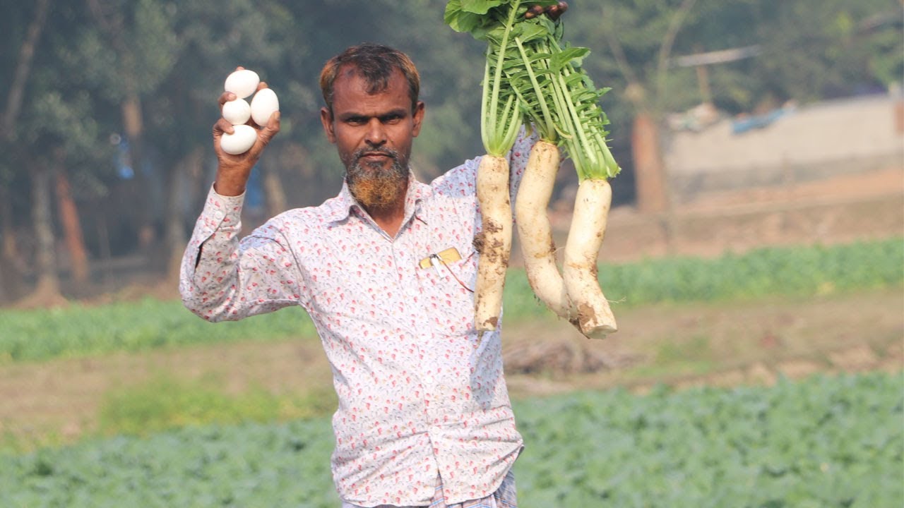Yummy Egg Radish New Recipe prepared by my Father and Cousin / Best ...