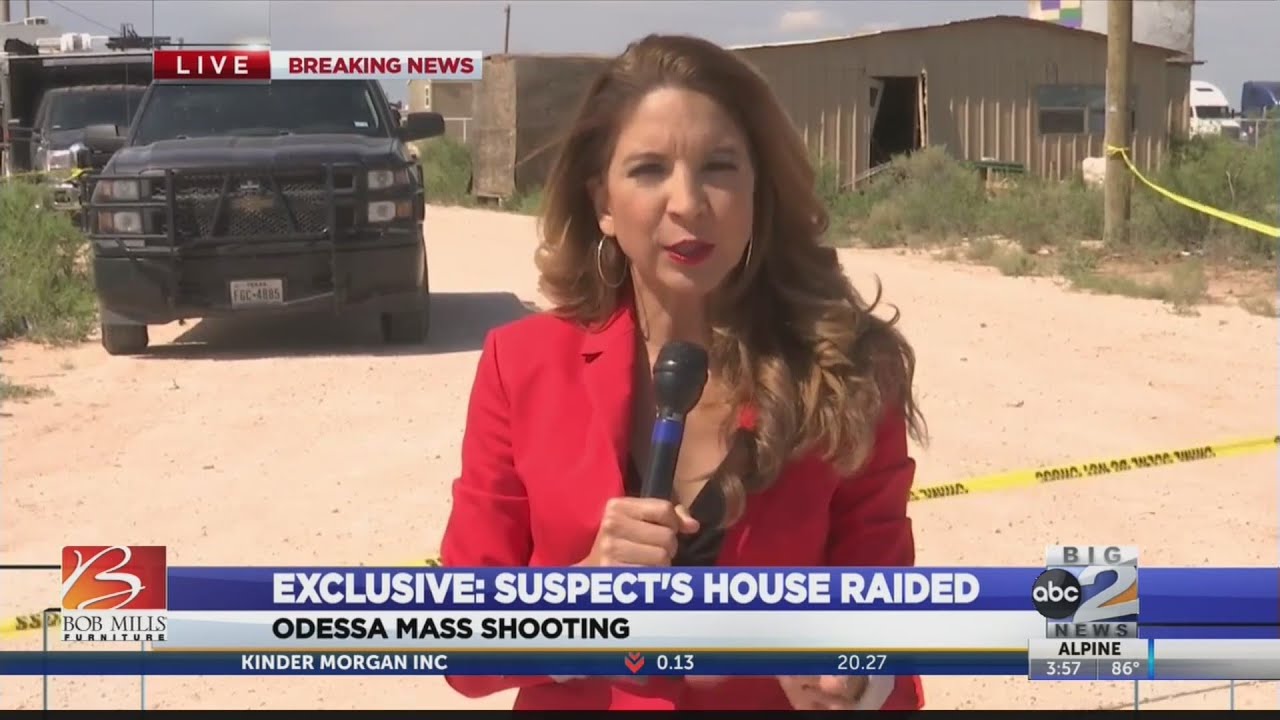 Monica Quintero live from raid of suspects home - YouTube