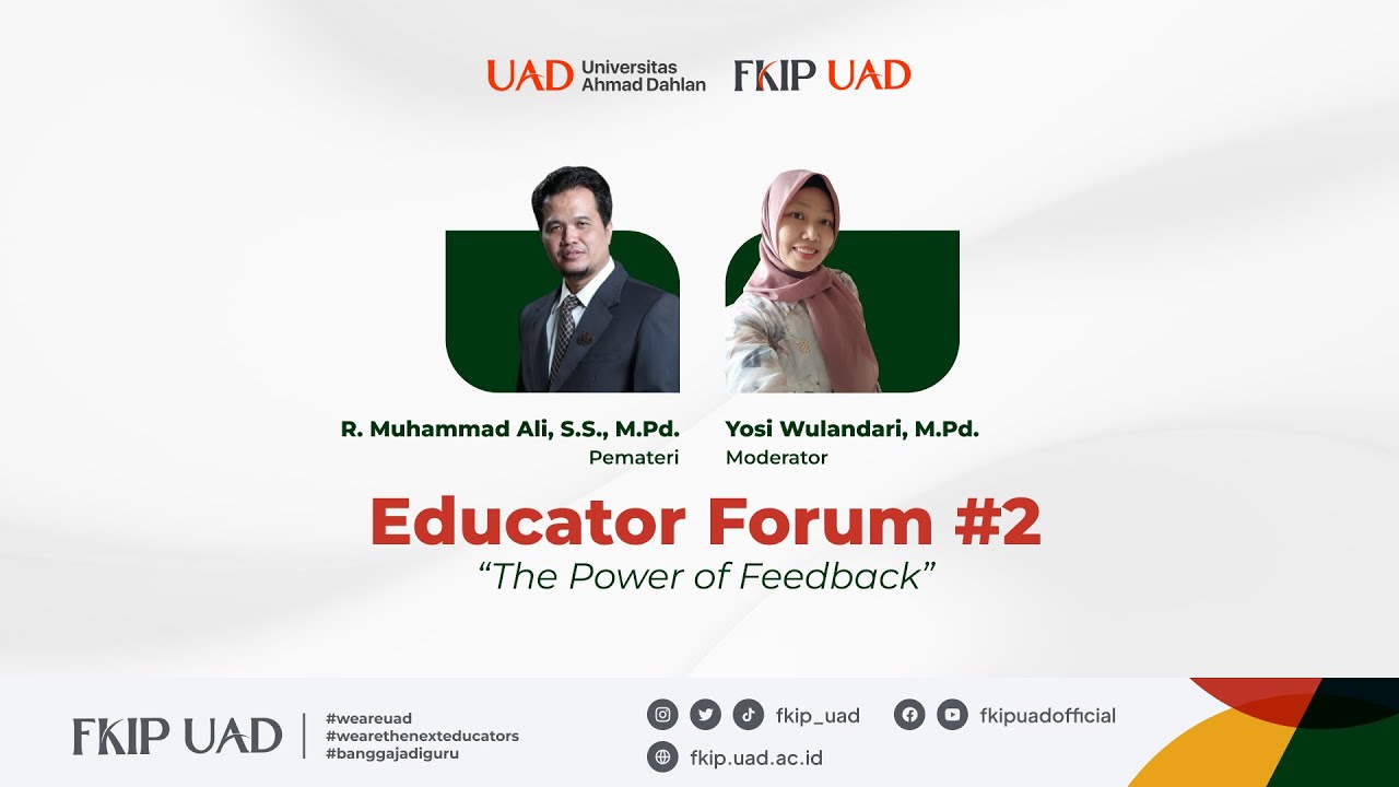 Educator Forum #2: The Power of Feedback - YouTube