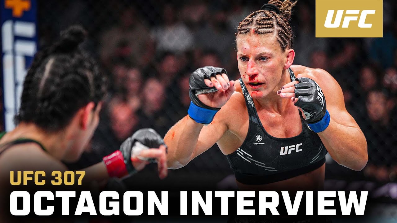 Kayla Harrison Octagon Interview | UFC 307 - YouTube