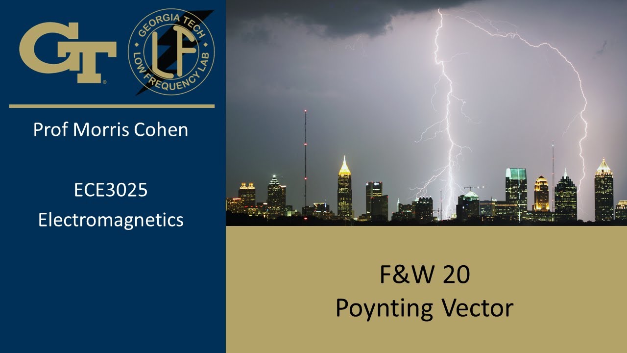 Electromagnetics for Engineers Lecture 31 Power flow and Poynting ...