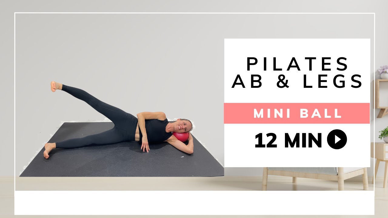 ABS & LEGS Pilates Mini Ball Workout | Glute & Core Burner 🔥| 12 ...