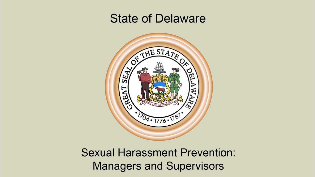 Delaware Sexual Harassment Prevention Managers And Supervisors