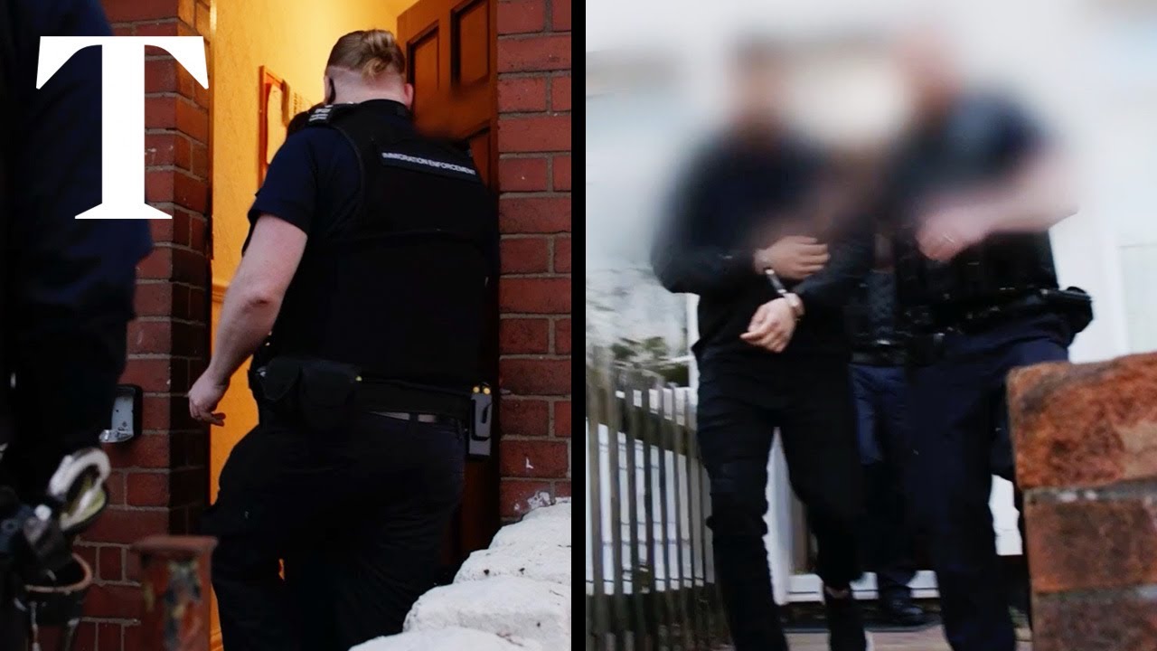 First migrants bound for Rwanda detained in Home Office raids - YouTube