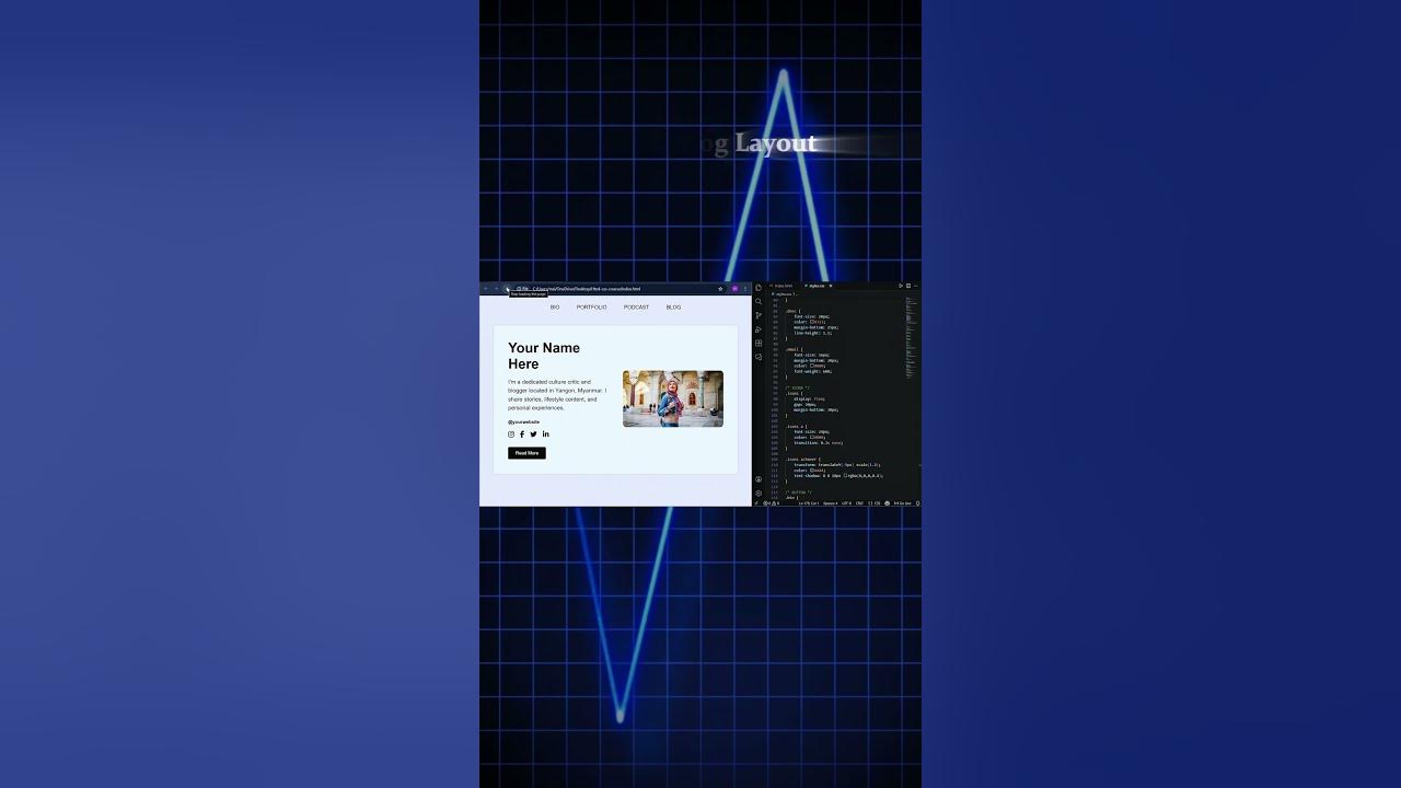 Simple Blog Layout — Clean & Responsive Website Using Only HTML & CSS ...