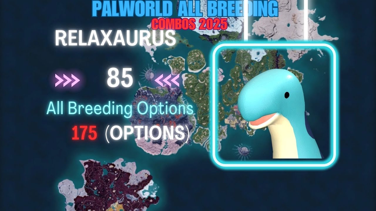 How to breed Relaxaurus in 2025 #085 #palworld FEYBREAK - YouTube