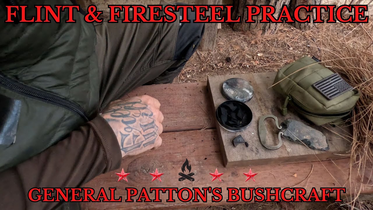 HOW TO PRACTICE FLINT AND FIRE STEEL 🔥🔥🔥 - YouTube