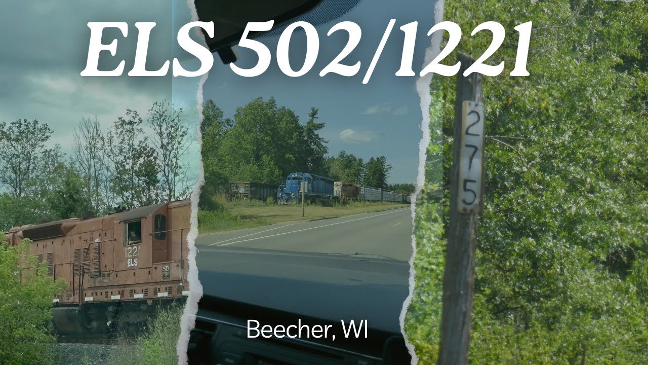 ELS 502/1221 | Beecher, WI | SD9 Time #railroad #train - YouTube