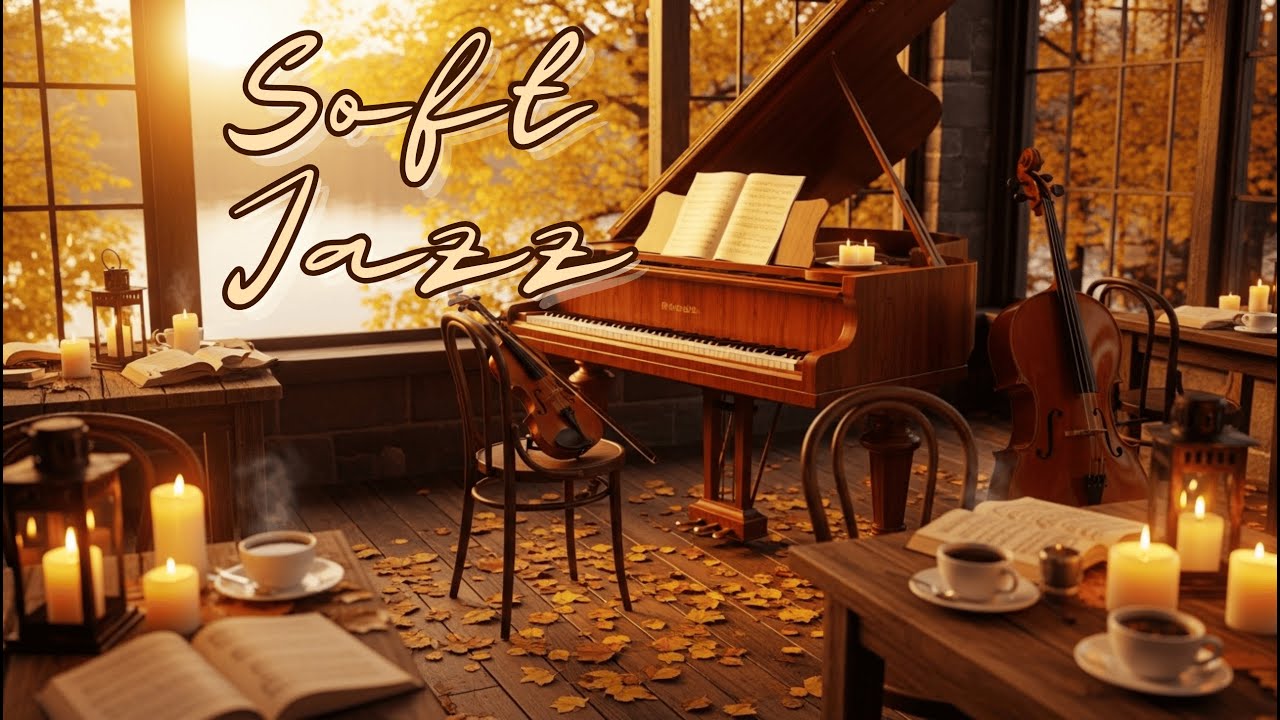 Fall Ambience Piano & Strings Soft Classical Jazz for Relax, Study ...