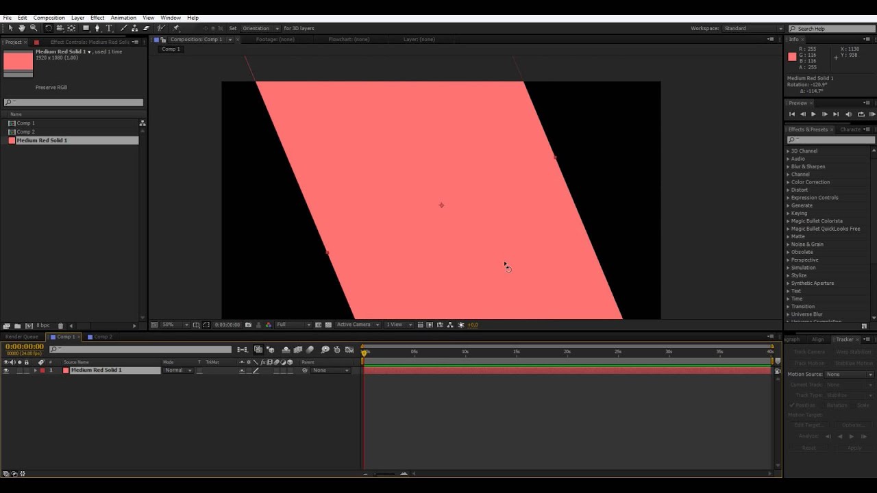 ULearn FX- Basic After Effects Tutorial (Layout, Comps, Etc.) - YouTube