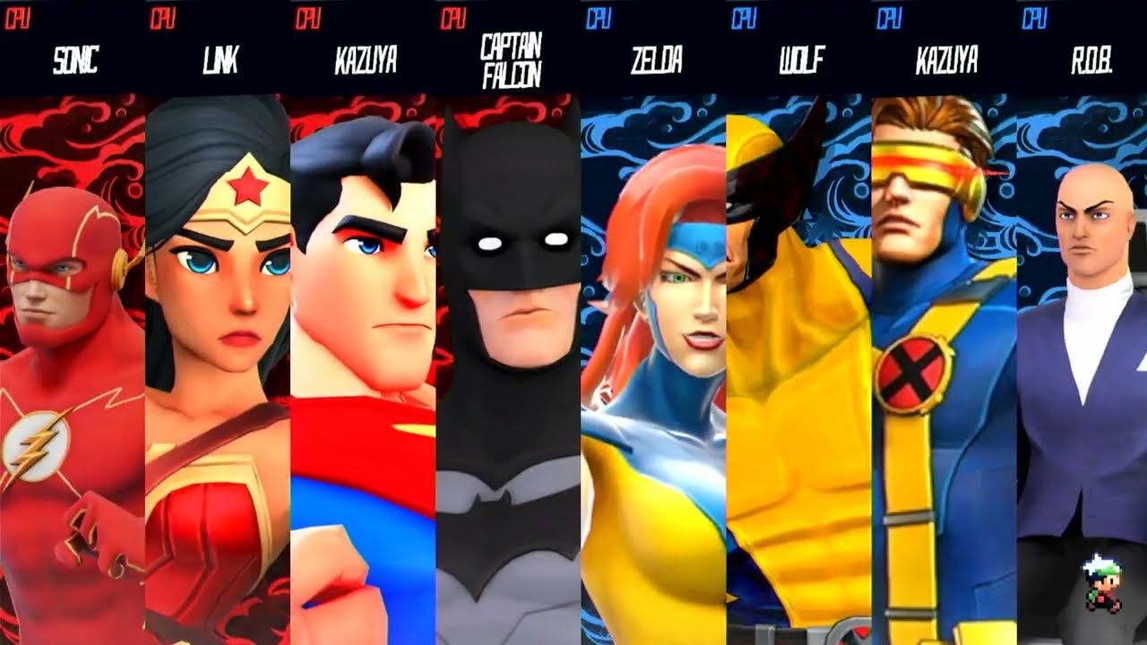 Justice League Vs X Men - Super Smash Bros Mods - YouTube